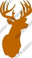Buy 12 Point Buck Unfinished Cutout Online, Wooden Shape, Paintable MDF