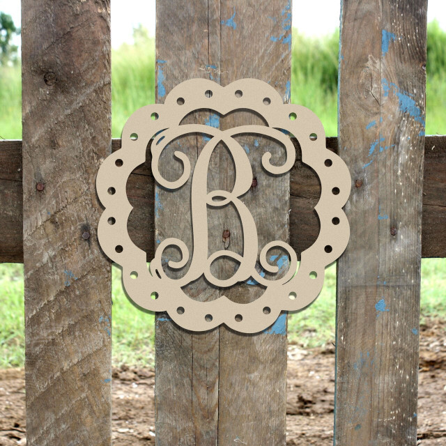 Monogram Letters, Monogram of the Alphabet, Wooden Wall Monogram