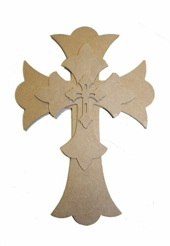 Shop Online Unfinished Wooden Stacked Kit 12 Layered Crosses