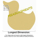 Duck Unfinished Wooden Paintable MDF DIY Craft| Build-A-Cross