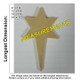 Buy Unfinished Wooden Shape Nativity North Star Craft Cutout