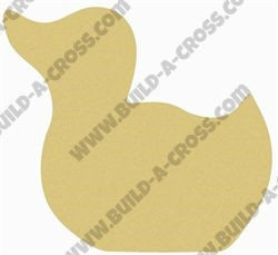 Duck Unfinished Wooden Paintable MDF DIY Craft| Build-A-Cross