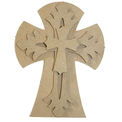Shop Online Unfinished Wooden Stacked Kit 12 Layered Crosses