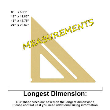 Best Online Wooden Shape Triangle Level Unfinished Cutout