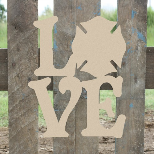 Love State Wall Art Wooden DIY Craft MDF - Build-A-Cross.com