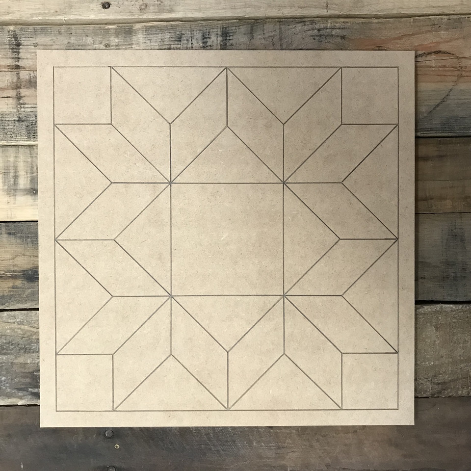 Buy Pattern 8 Quilt, Unfinished Wood Cutout, DIY Craft