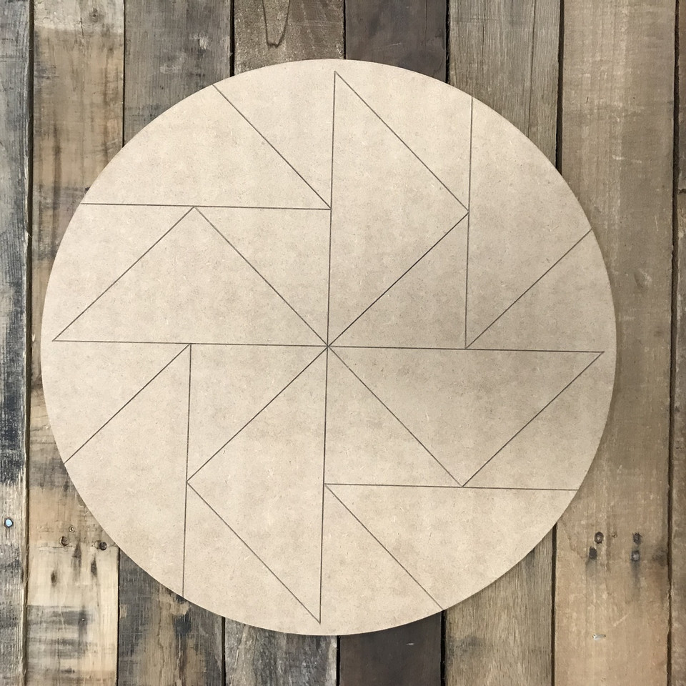 Buy Pattern 5 Circle Quilt, Wood Cutout, Unfinished DIY Craft