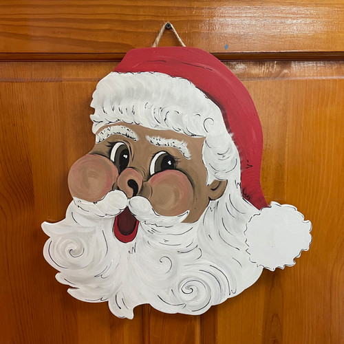 Limited Edition Hand Painted Vintage Santa Face 1 | Build-A-Cross