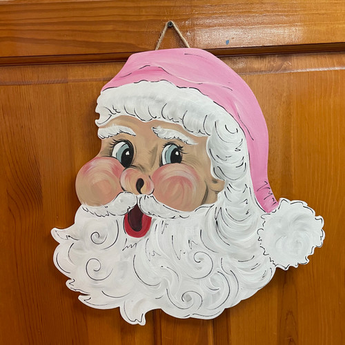 Limited Edition Hand Painted Vintage Santa Face 2 | Build A-Cross