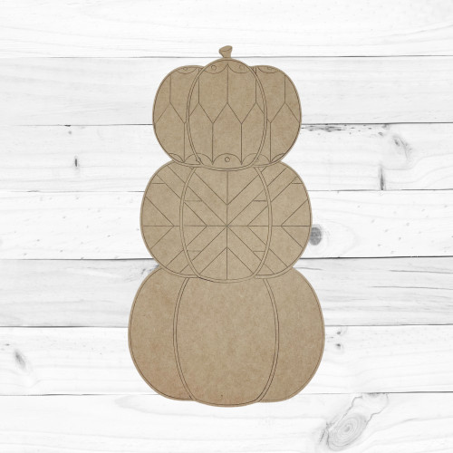Shop Online Craft Shape Boho Triple Stack Pumpkin Cutouts