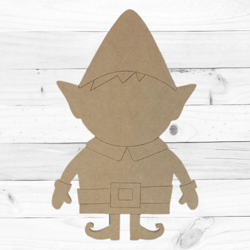 Shop Online Christmas Craft Shape Paintable Boy Elf Cutout