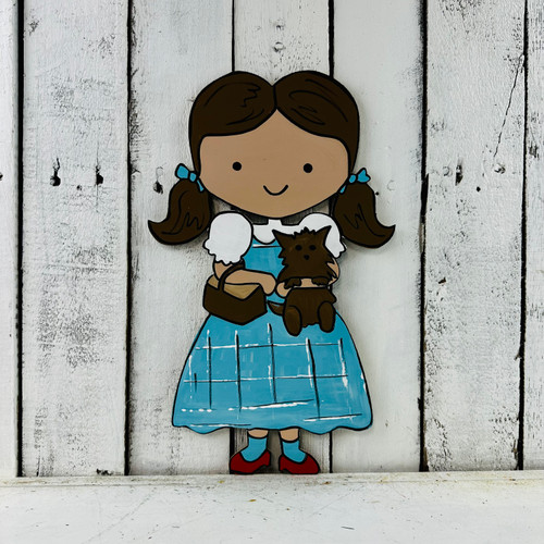 Kansas Girl, Cartoon Shape, MDF Wooden Craft, Unfinished Craft - Build ...