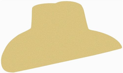 Cowboy Hat 2 Wooden Unfinished MDF DIY Craft| Build-A-Cross