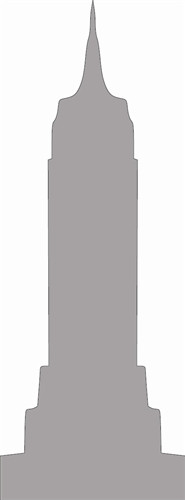 Empire State Building Unfinished Wooden Cutout | Build-A-Cross