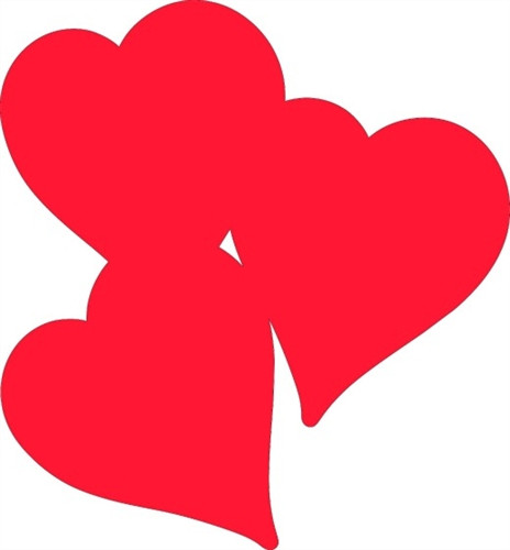 Buy Online triple heart2 Unfinished Cutout | Build-a-cross