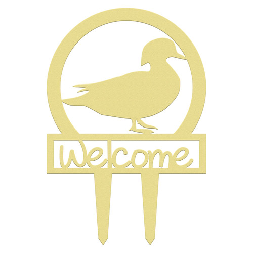 Duck Sportsman Sign | DIY Wooden Yard Art Pattern | Build-A-Cross