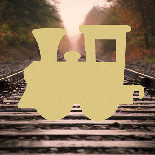 Train Engine Hook Down Cutout | Paintable Wooden Shape | Build-A-Cross