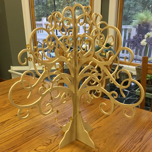 Free Standing Tree of Life | Unfinished MDF Centerpiece| Build-A-Cross