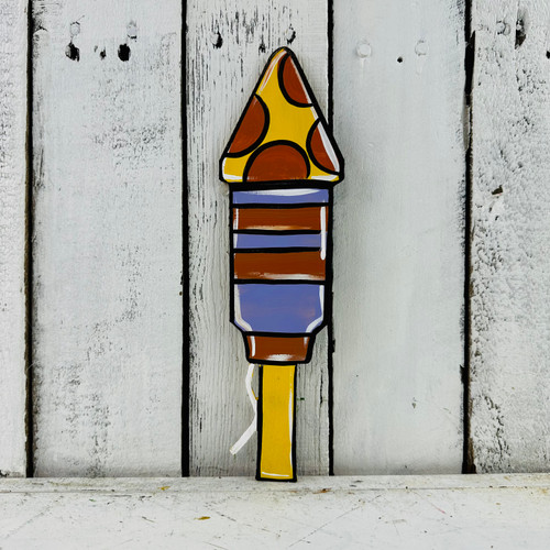Firework Cutout, Wooden Shape, Paintable Wooden MDF DIY Craft