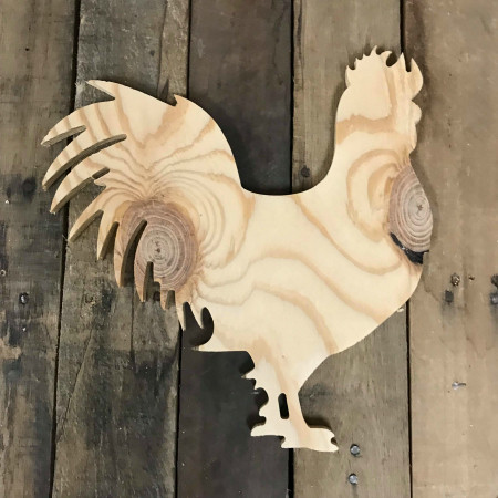 rooster cutout