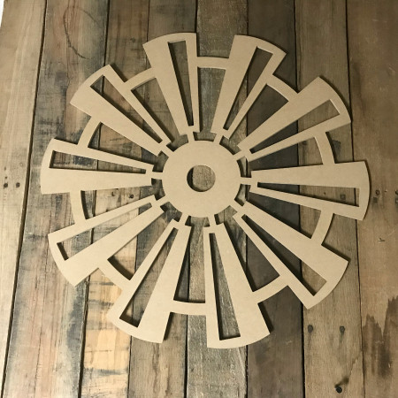 Buy Windmill with Cutouts Craft, Unfinished Shape, Wood Cutout