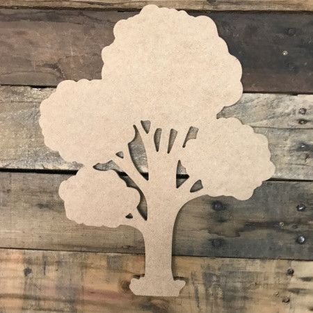 Buy Tree with Branches Craft, Unfinished Wooden Cutout