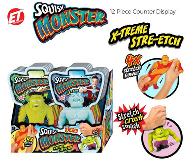 Squish Monsters 12ct Display