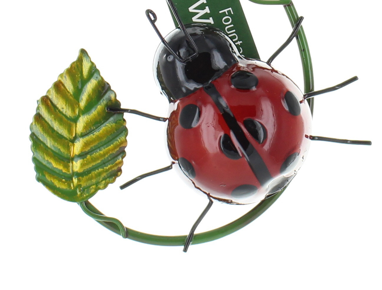 Fountasia Metal Wall Art Climbing Bumble Bee or Ladybird Hooks Outdoor ...