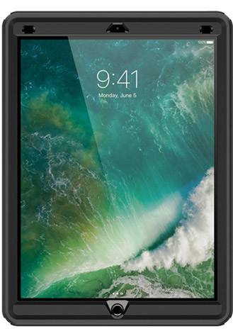 OtterBox - Defender Series Case for iPad Pro 12.9 in Black
