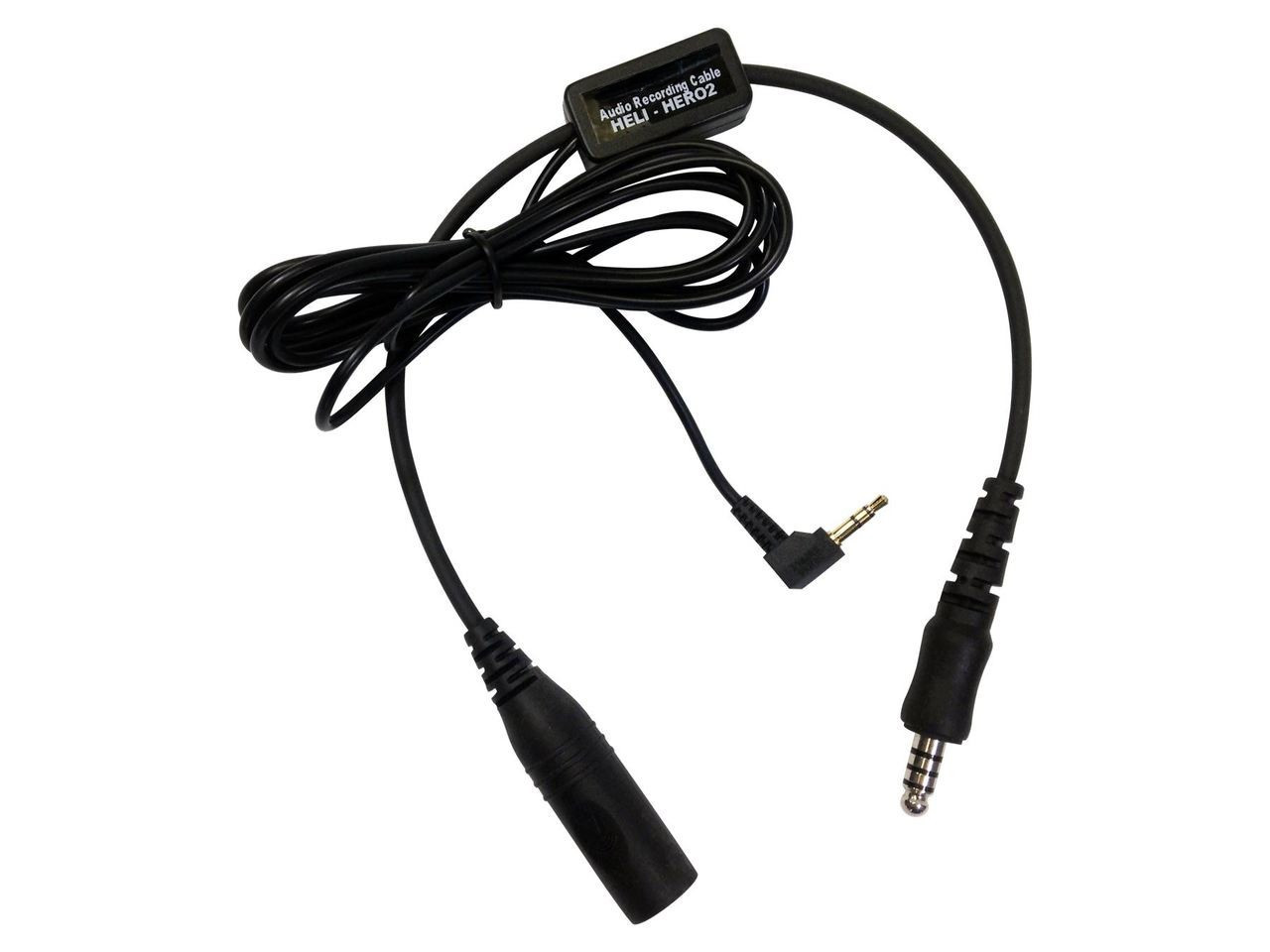 Helicopter Audio Recording Cable for GoPro HERO2 & 1/8" Mic Cameras ...