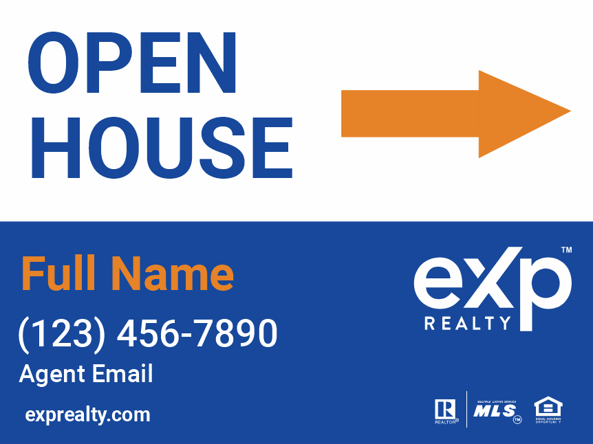 EXP - Agent Branded Directional Sign