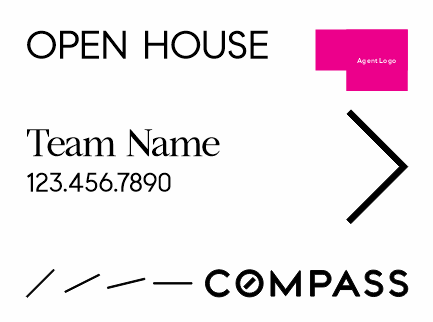 Compass 24x18 Team Name Directional