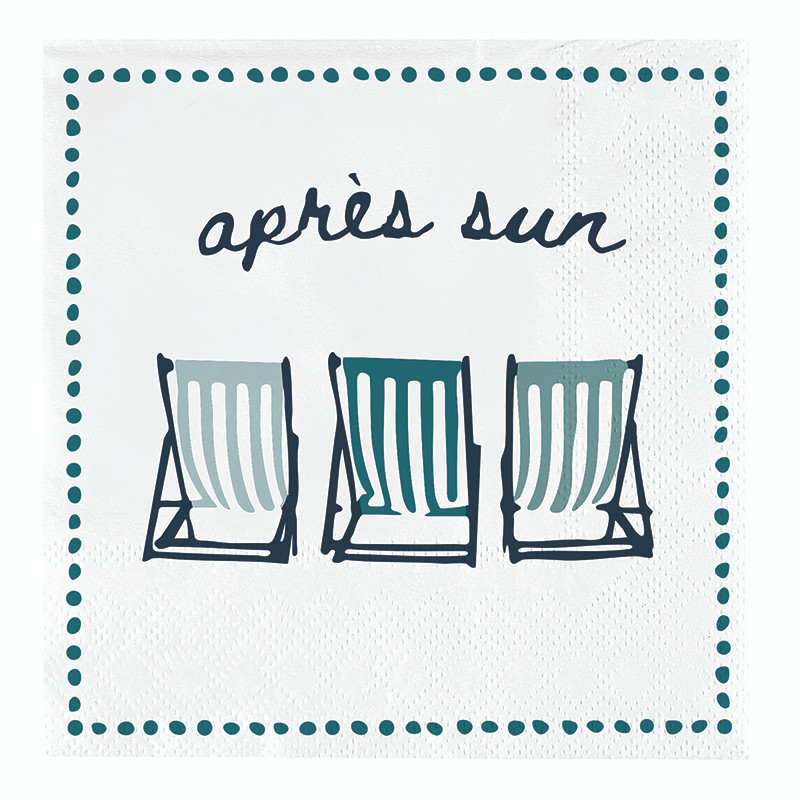 Cocktail Napkins - Apres Sun - [Consumer]Santa Barbara Design Studio