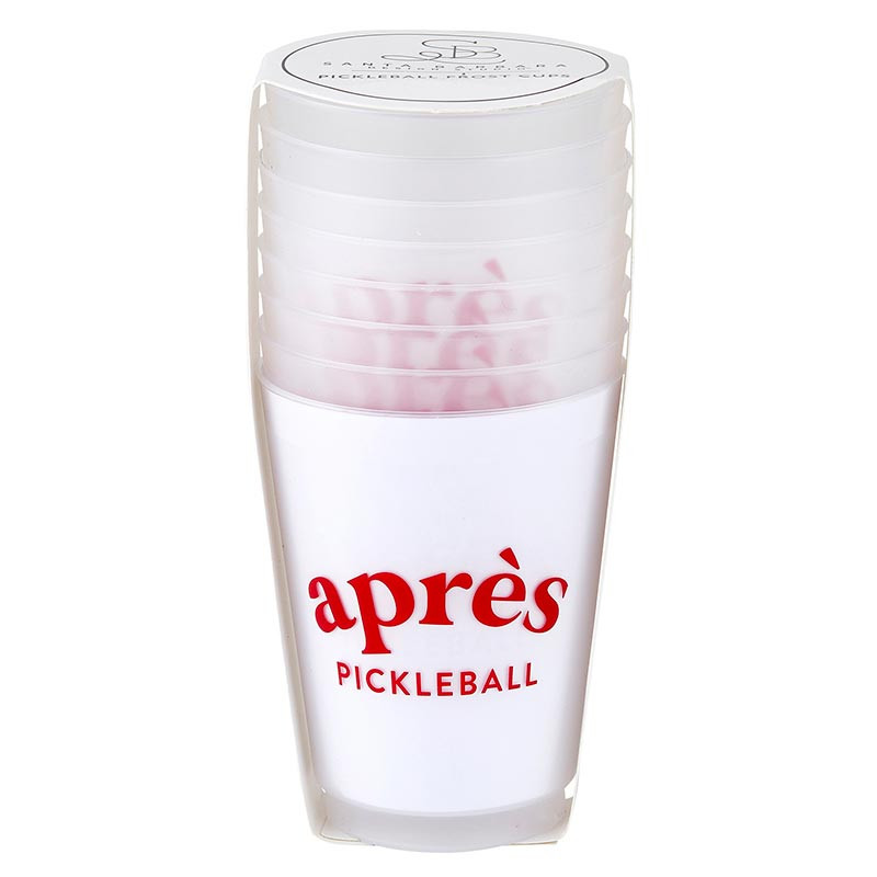 Pickleball Frost Cups - Apres Pickleball - Set of 8 - [Consumer]Santa ...