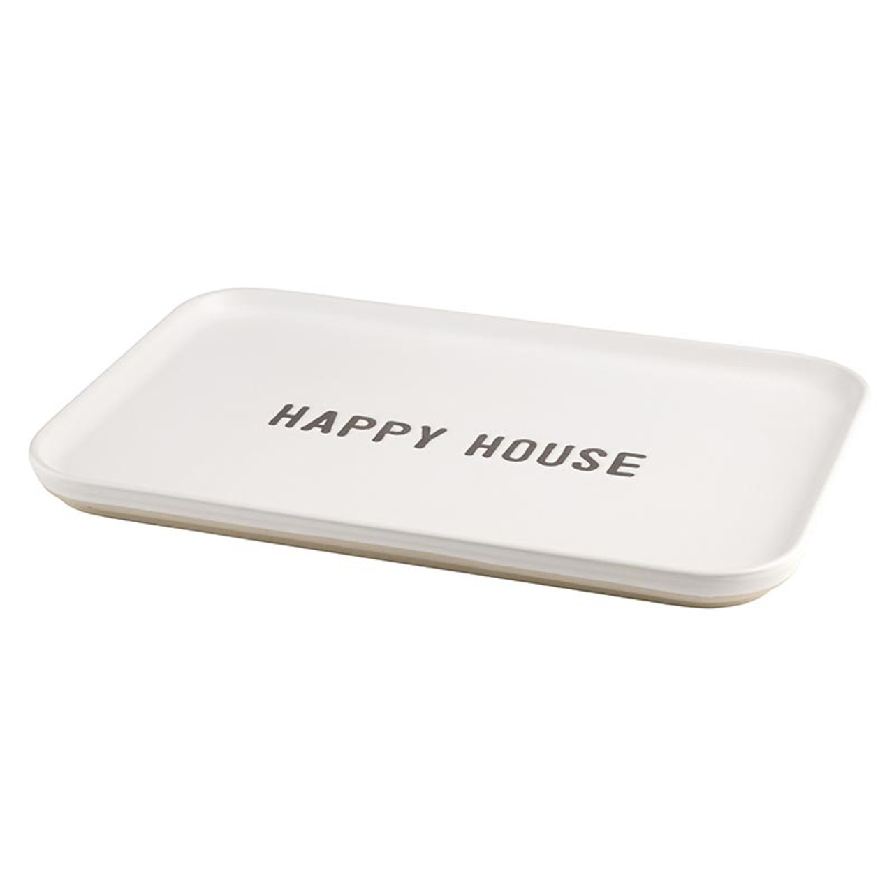 Face to Face Ceramic Serving Platter - Happy House - [Consumer]Santa ...