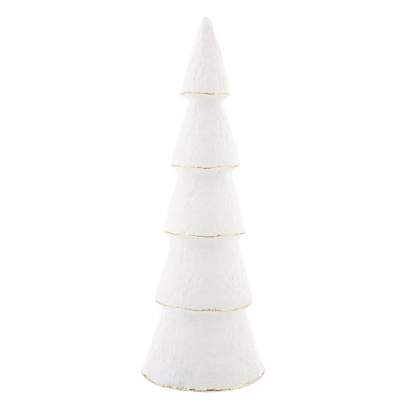 Paper-Mache Trees - Ivory - Set of 3 - [Consumer]Santa Barbara Design ...