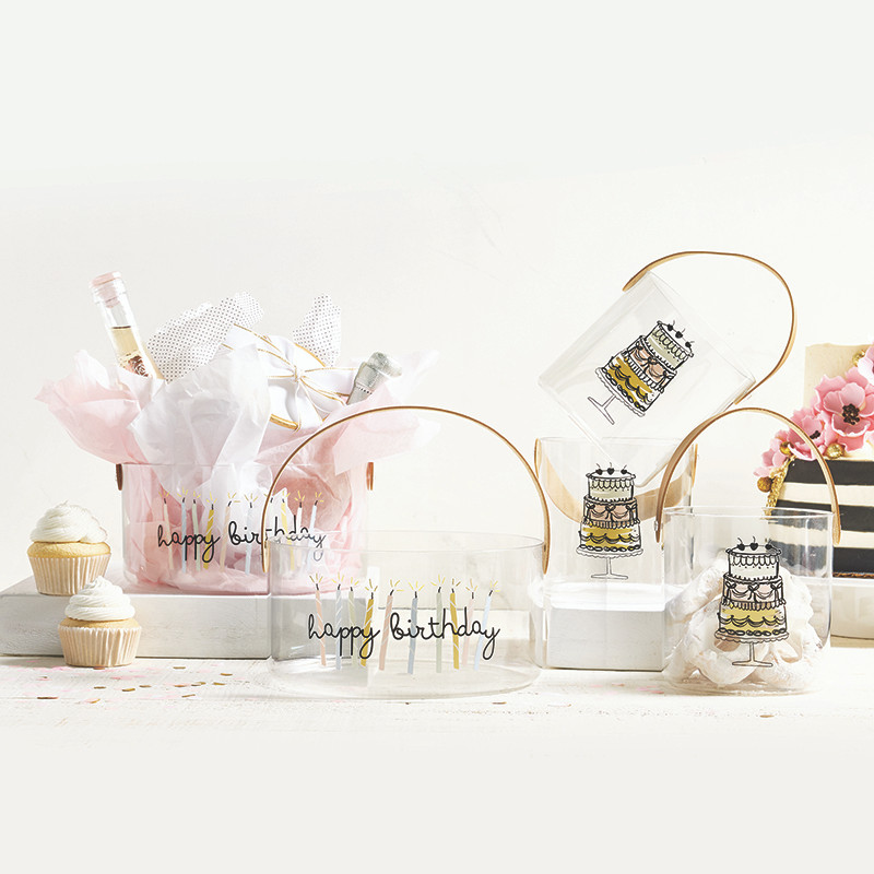 Acrylic Party Bucket - Cake - [Consumer]Santa Barbara Design Studio