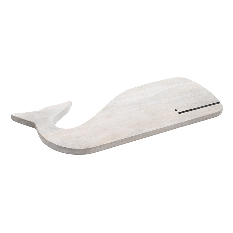 Wood Whale Board - White - [Consumer]Santa Barbara Design Studio