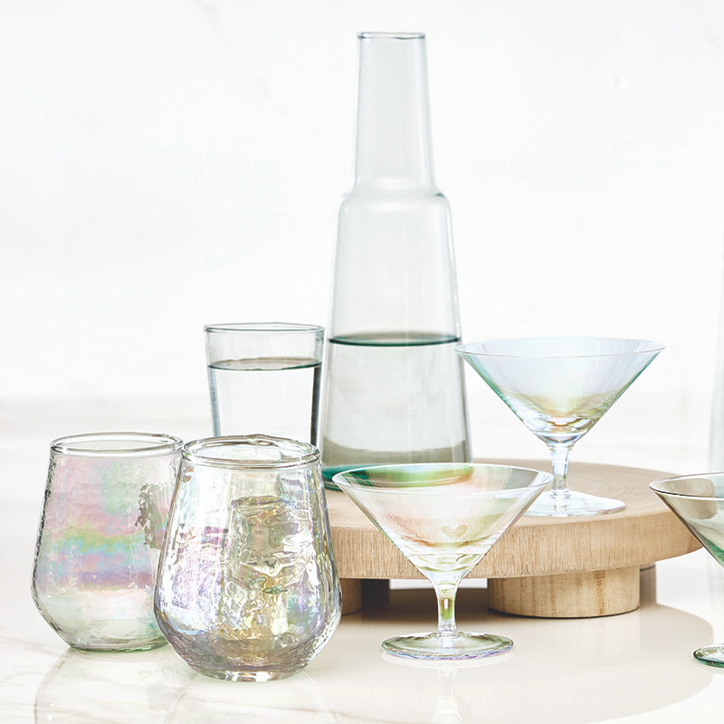 Short Stem Martini Glass - Clear Luster - [Consumer]Santa Barbara ...