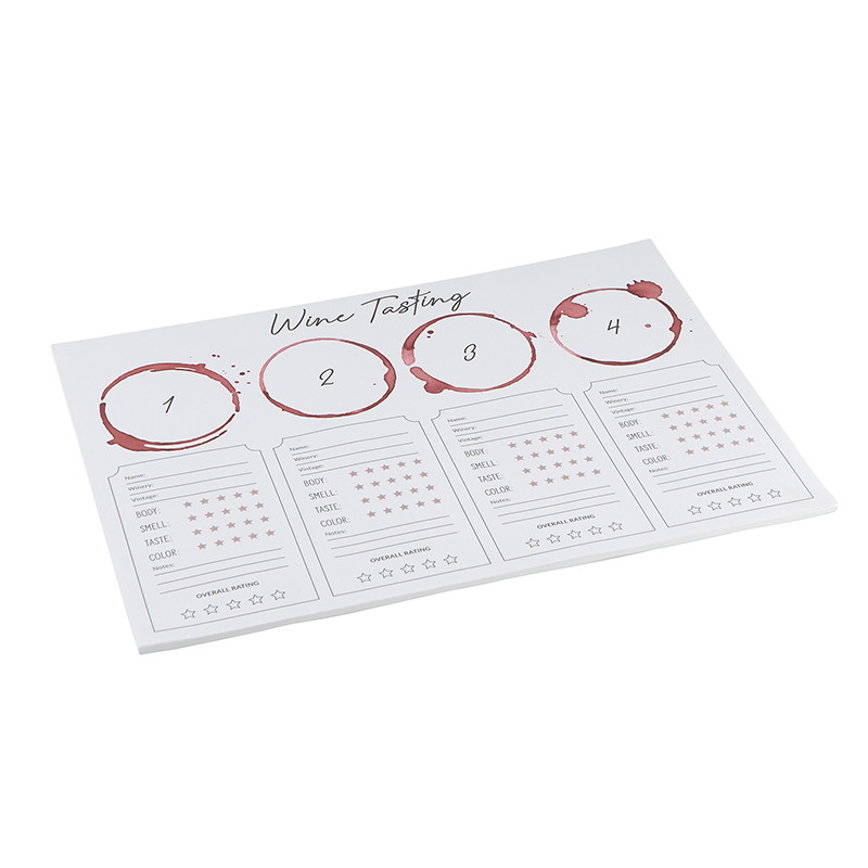 Wine Tasting Placemat - [Consumer]Santa Barbara Design Studio