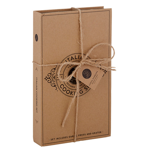 Italian Cooking Set Book Box - [Consumer]Santa Barbara Design Studio