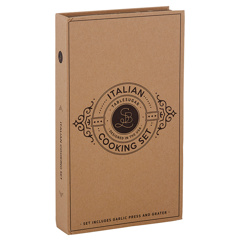 Italian Cooking Set Book Box - [Consumer]Santa Barbara Design Studio
