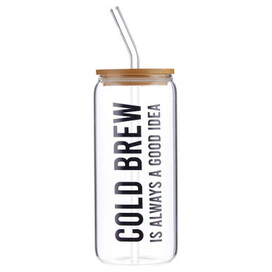 Glass Cold Brew Tumbler - Cold Brew - [Consumer]Santa Barbara Design Studio