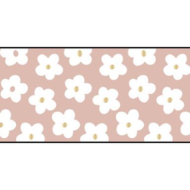 Paper Table Runner - Pink Flower - [Consumer]Santa Barbara Design Studio