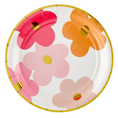 Paper Plates - Multi Flower - [Consumer]Santa Barbara Design Studio