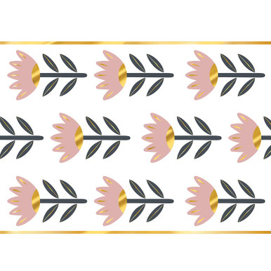 Paper Table Runner - Flower - [Consumer]Santa Barbara Design Studio