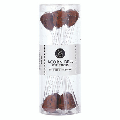 Acorn Bell Stir Sticks - [Consumer]Santa Barbara Design Studio
