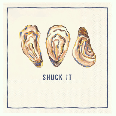 Cocktail Napkins - Shuck It - [Consumer]Santa Barbara Design Studio