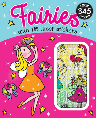Sticker Books Fairies 230 Stickers & 115 Laser Stickers (F02D41 ...