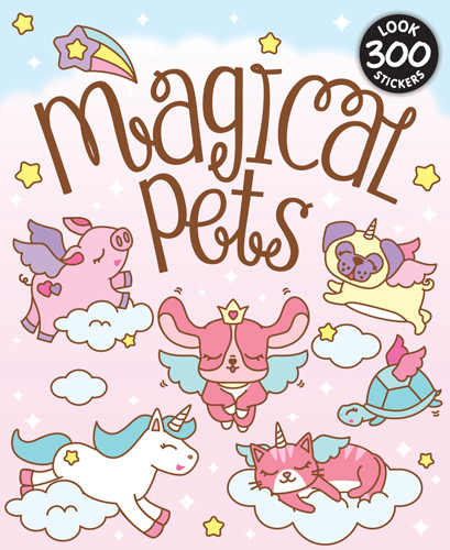 Sticker Books Magical Pets 300 Stickers (F02D43) - Craft Vault
